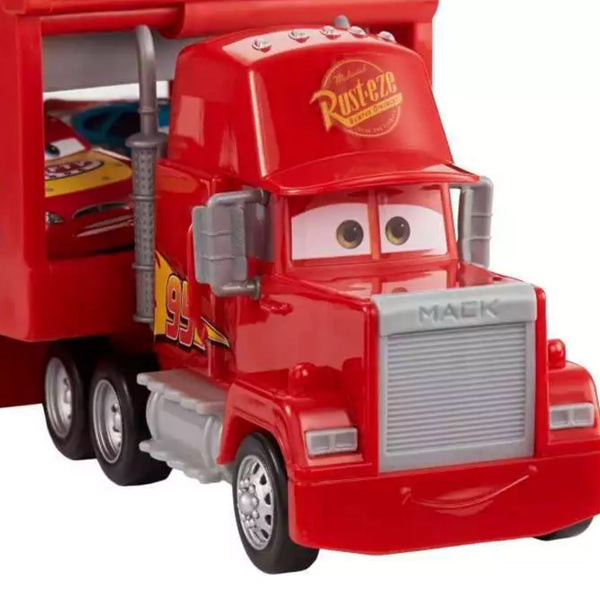 Disney Pixar Cars Mack Hauler Transporter Truck With Ramp – 1 Station Hub