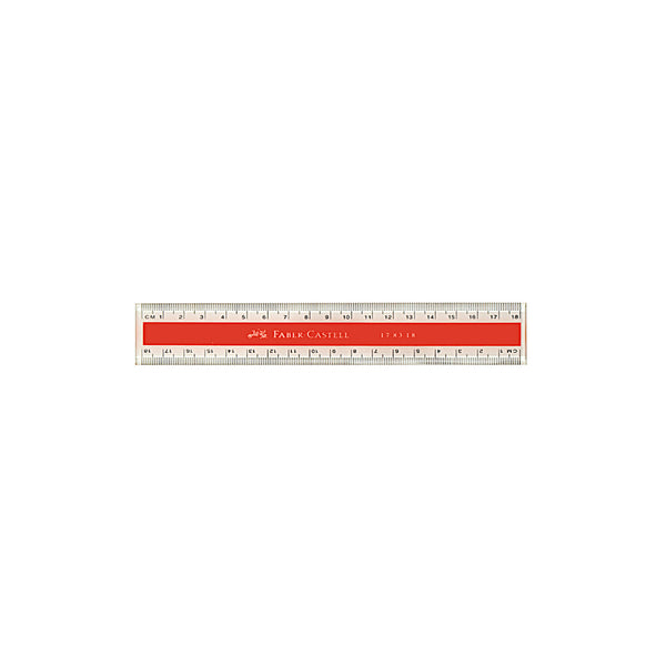 12pcs Faber Castell Plastic Ruler - 18cm – 1 Station Hub