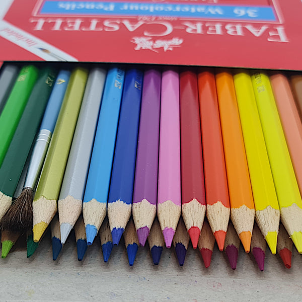 Faber Castell Watercolour Pencils - 36 Colours – 1 Station Hub