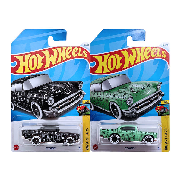 Hot Wheels HW ART CARS - '57 Chevy – 1 Station Hub