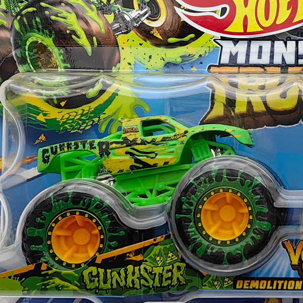Hot Wheels Monster Trucks Demolition Double - Gunkster VS 5Alarm – 1 ...