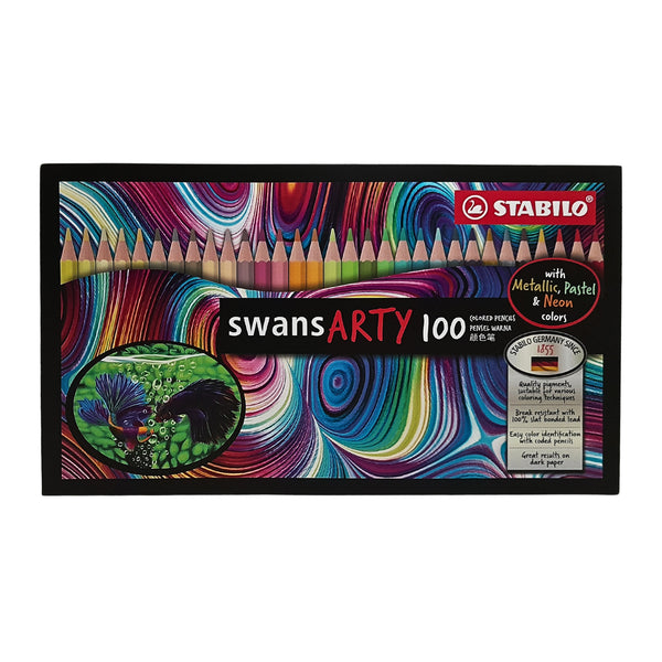 STABILO Swans ARTY Colored Pencil - 100 Colours – 1 Station Hub