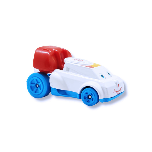 Hot Wheels Quick Chat - White | Chatter Telephone Car | 1 Station Hub