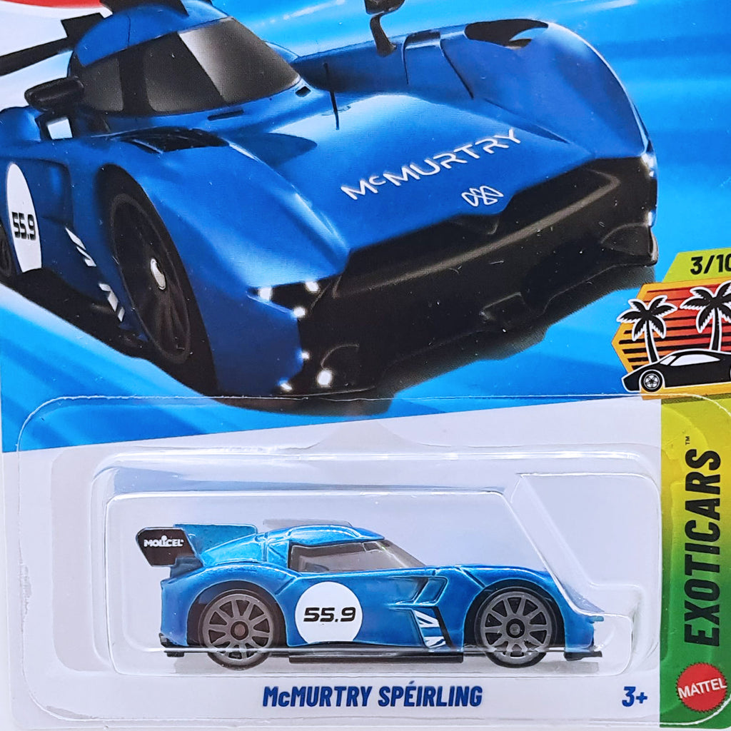 Hot Wheels Exoticars McMurtry Spéirling | Blue Electric Fan Car – 1 ...