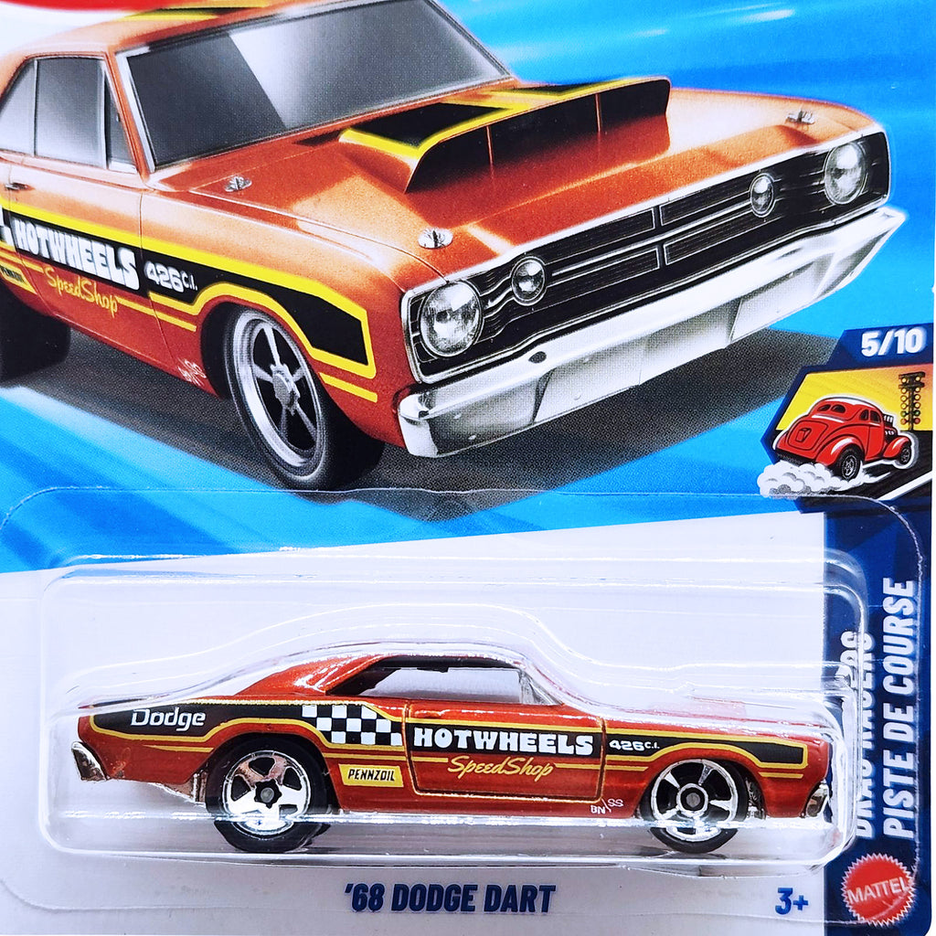 Hot Wheels HW Drag Racers '68 Dodge Dart | 1:64 Muscle 1 STATION HUB ...