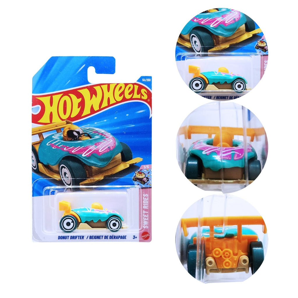 Hot Wheels Sweet Rides Donut Drifter 1:64 diecast | 1 Station Hub