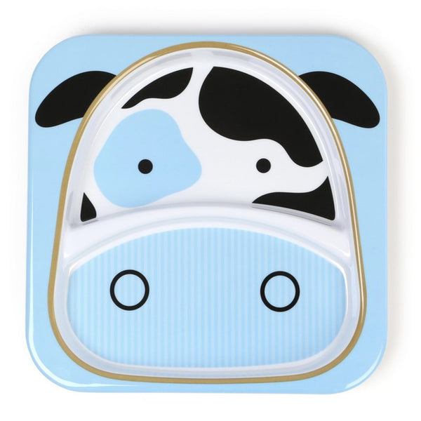 Skip Hop Zoo Divided Plate - Cow – 1 Station Hub
