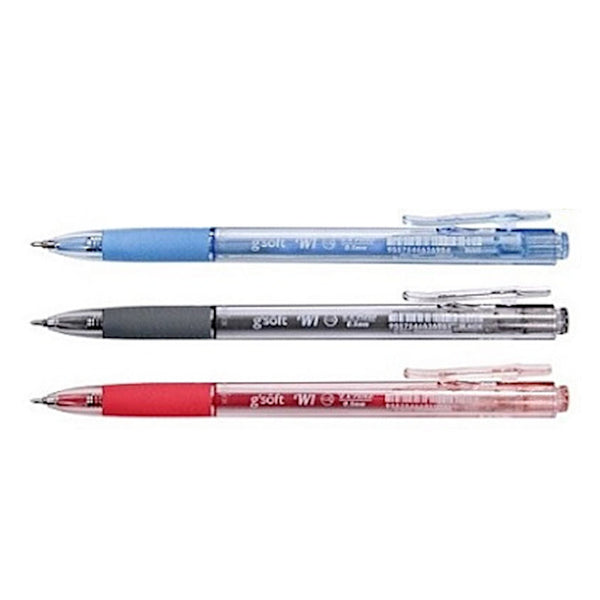 G'Soft W1 Retractable Semi Gel Ball Pen 0.5mm – 1 Station Hub